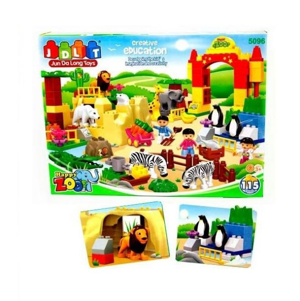 Конструктор JDLT 5096 Зоопарк 115 деталей купить в Киеве и Украине