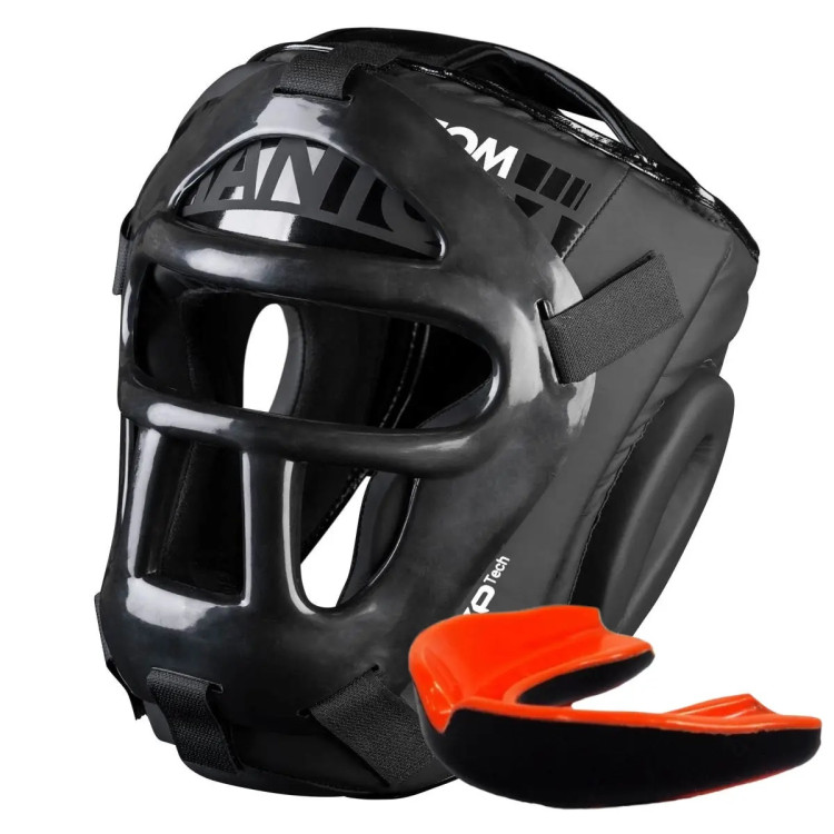 Боксерский шлем Apex Cage Black Phantom PHHG2027 (капа в подарок ...