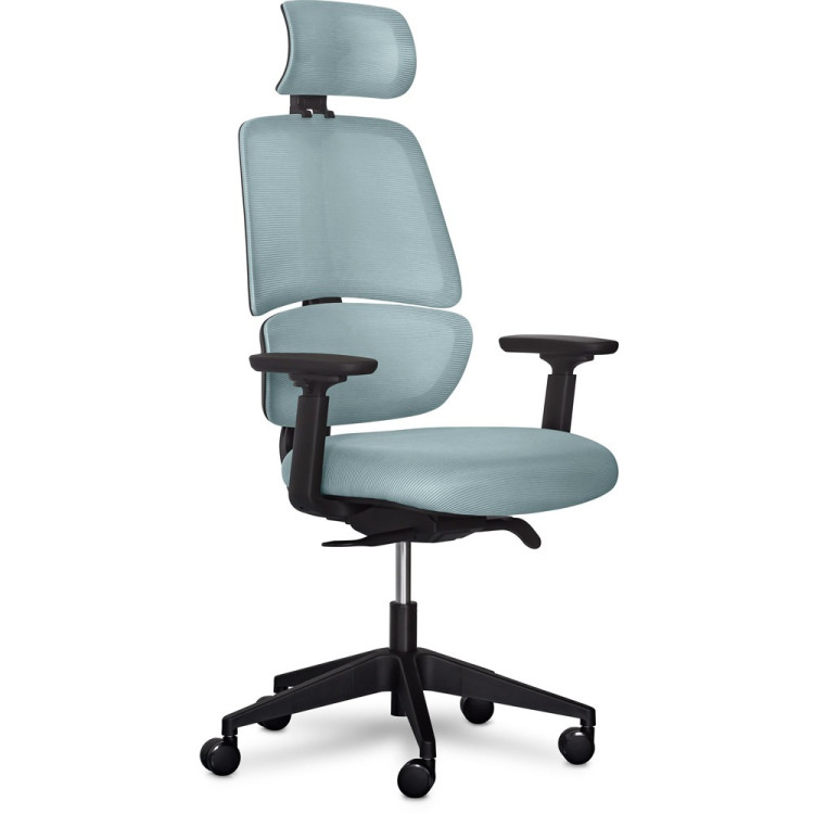 Дитяче крісло Leo Air Plus Mealux Y-546 KBGL, Grey/Blue | Купити в інтернет-магазині Goodtoys