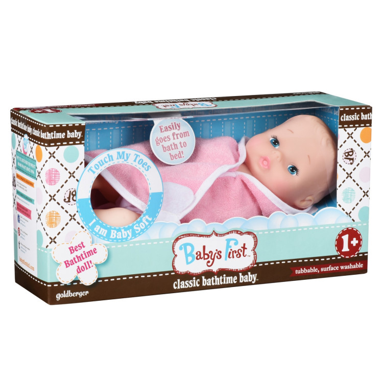 Функциональные пупсы и куклыBaby’s First Classic Bathtime Softina ...